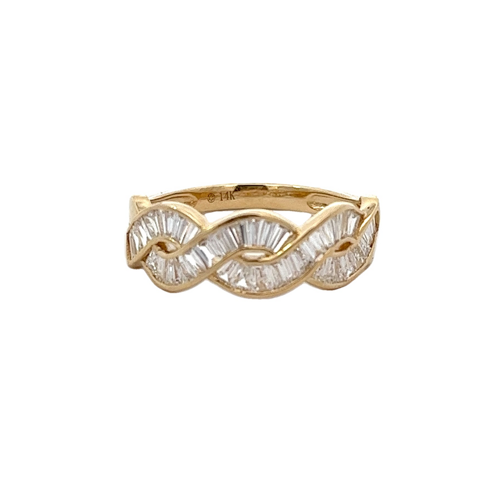 Diamond Braided Ring – Daniela Califa