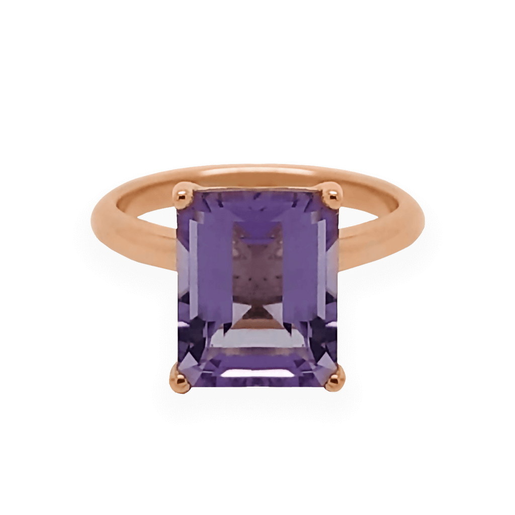 Amethyst Solitaire Ring – Daniela Califa