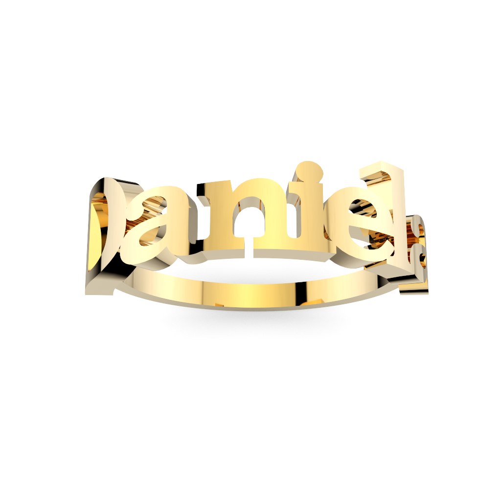 Name Ring Plain Century – Daniela Califa