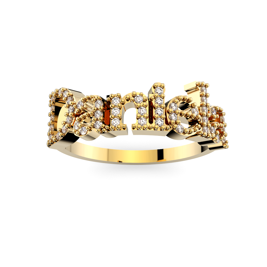 Name Ring Diamond Century – Daniela Califa