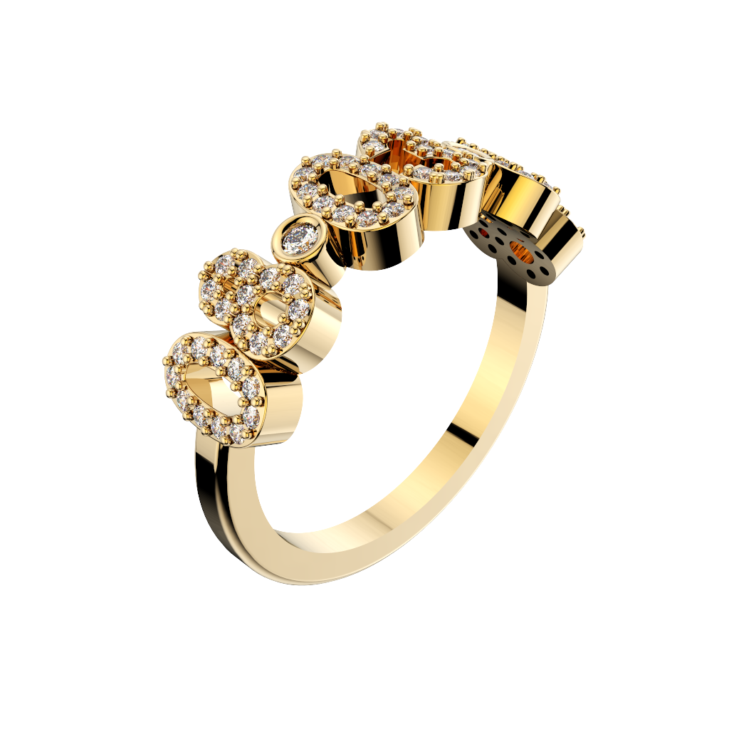Pave Date Ring – Daniela Califa