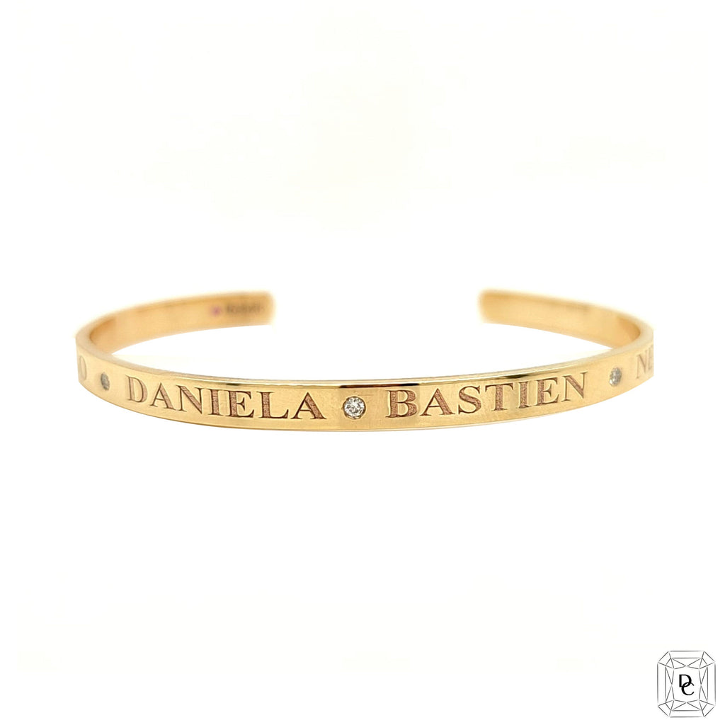 Custom Engraved Cuff – Daniela Califa