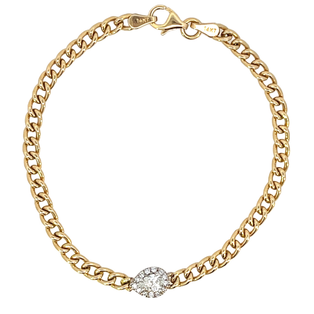 Pear Shape Diamond Bracelet – Daniela Califa
