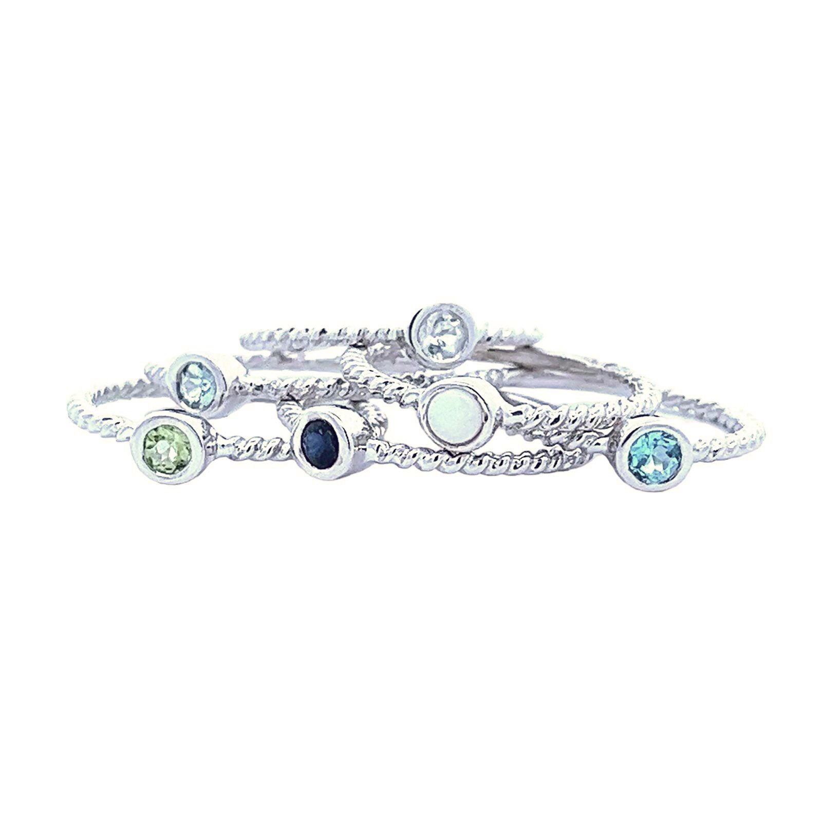 Birthstone Twist Ring – Daniela Califa
