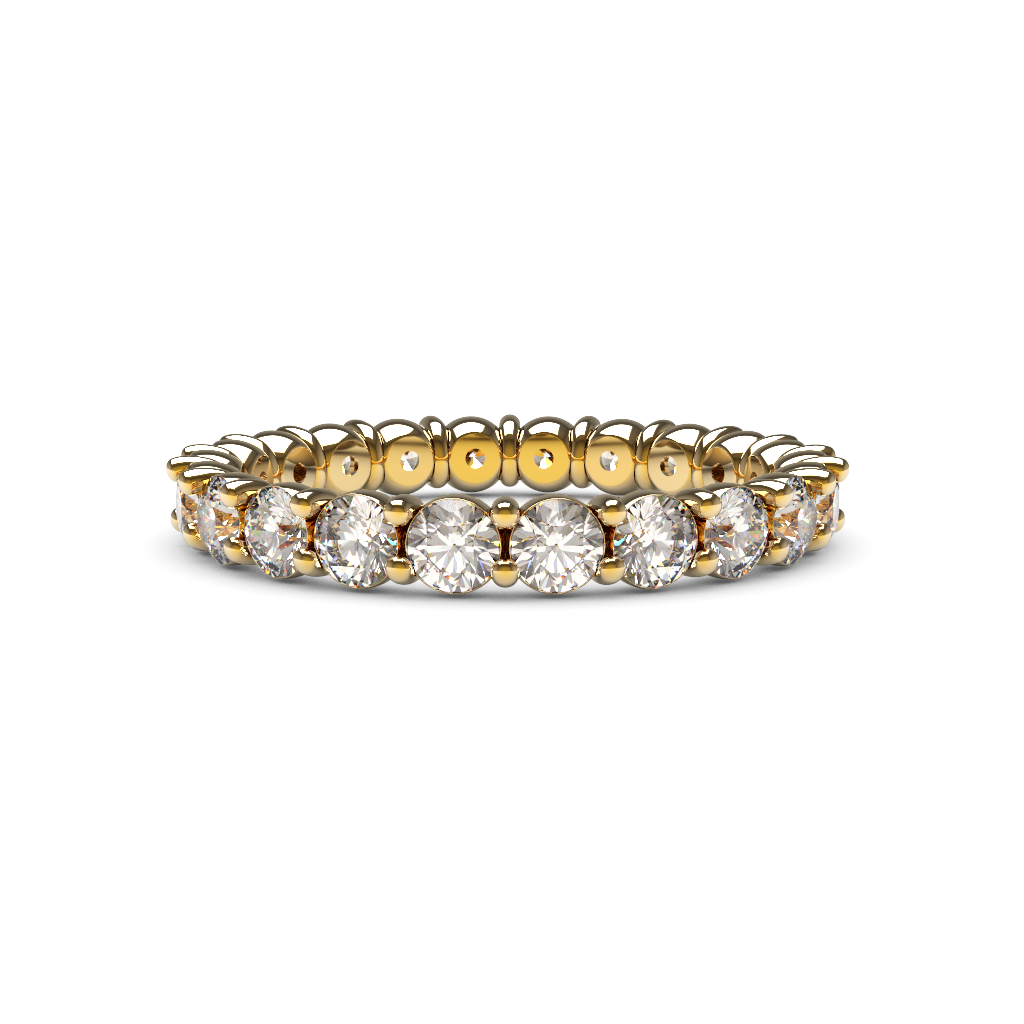 2.5mm Diamond Eternity Ring – Daniela Califa