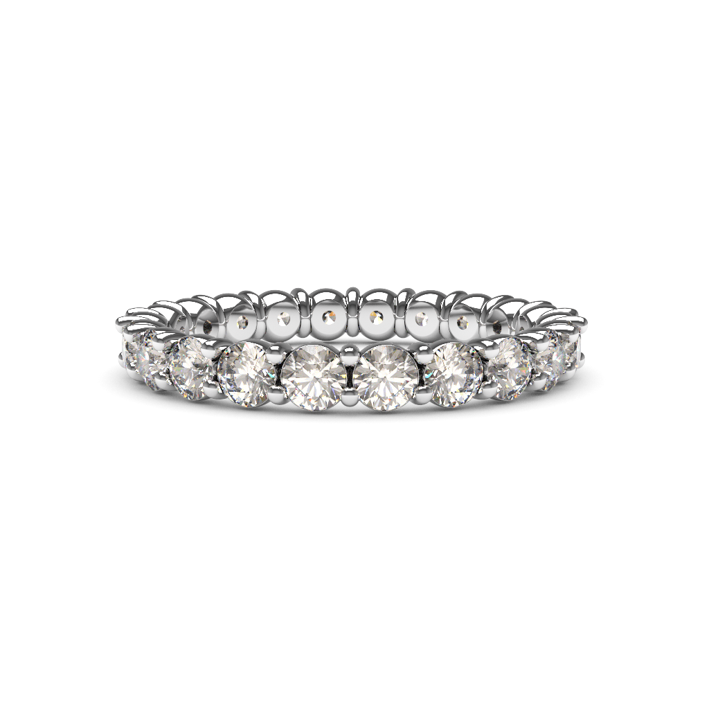 2.5mm Diamond Eternity Ring – Daniela Califa