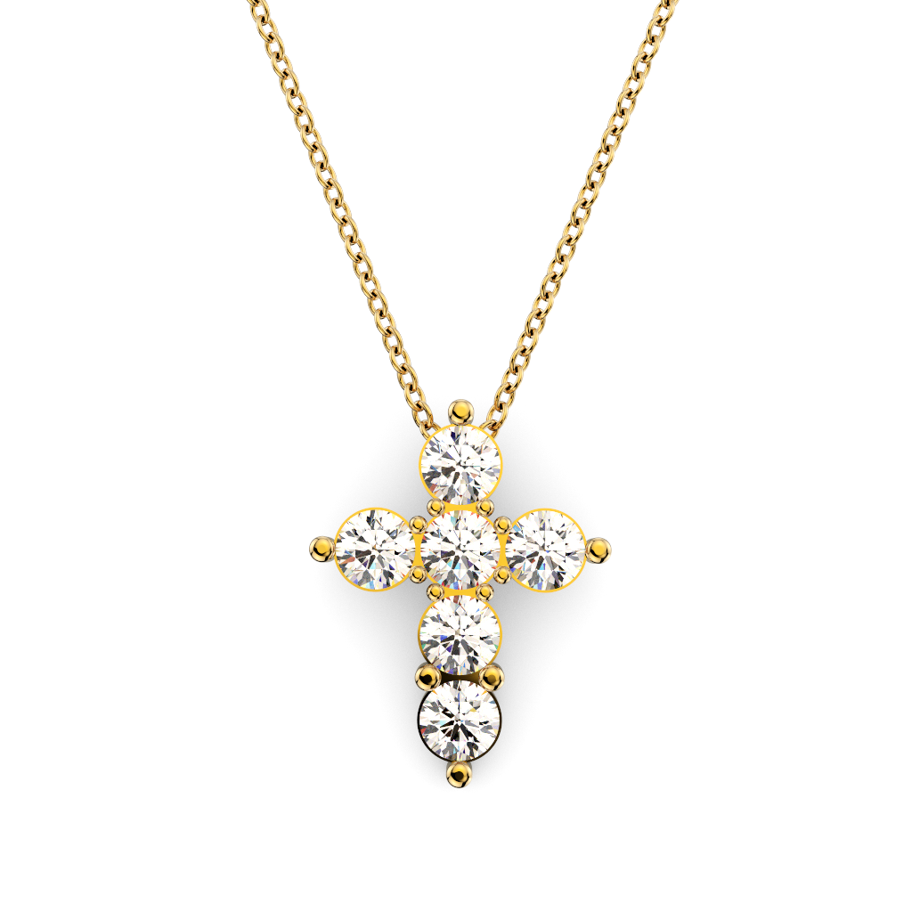 Mini Diamond Cross – Daniela Califa