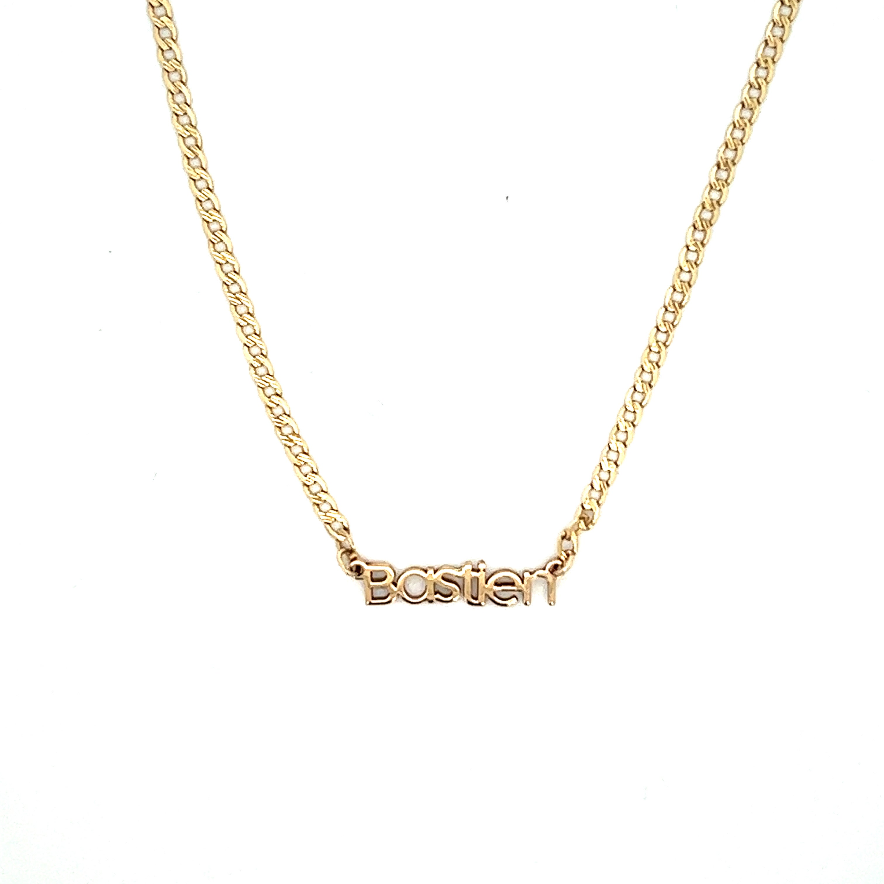 Mini Name Cuban Chain – Daniela Califa